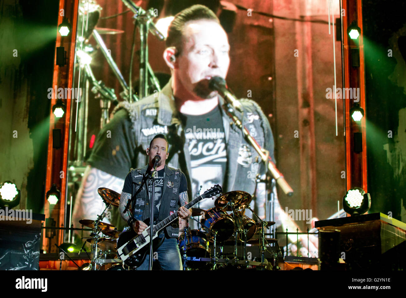 Nuremberg, Germany. 04th June, 2016. Singer and guitarist Michael ...