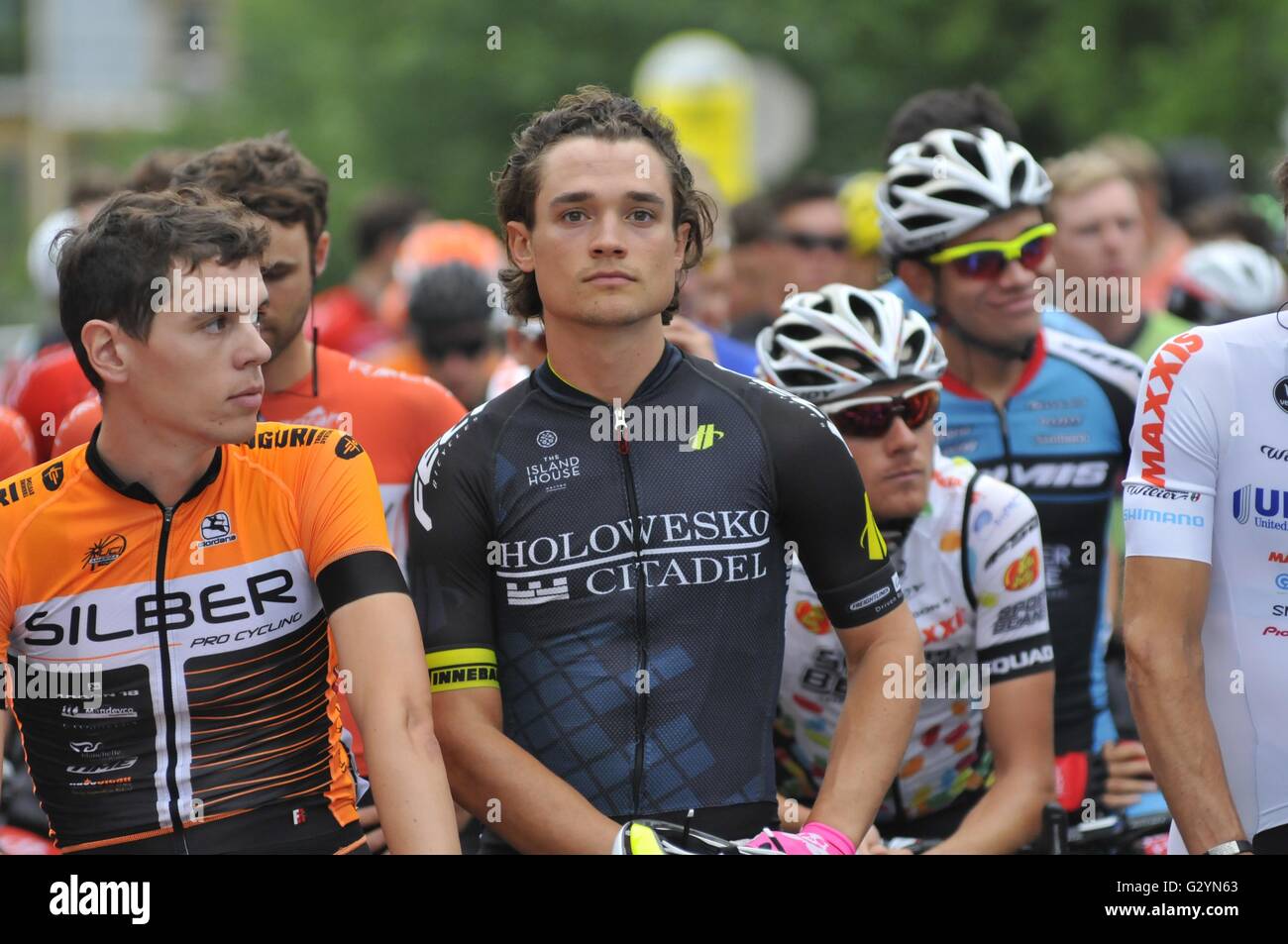Philadelphia, Pennsylvania, USA. 5th June, 2016. Local pro-cyclist and ...