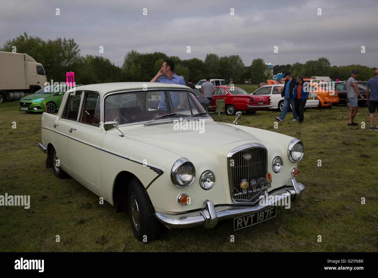 Bromley,UK,5th June 2016,A Wolseley on display at the Bromley Pageant ...