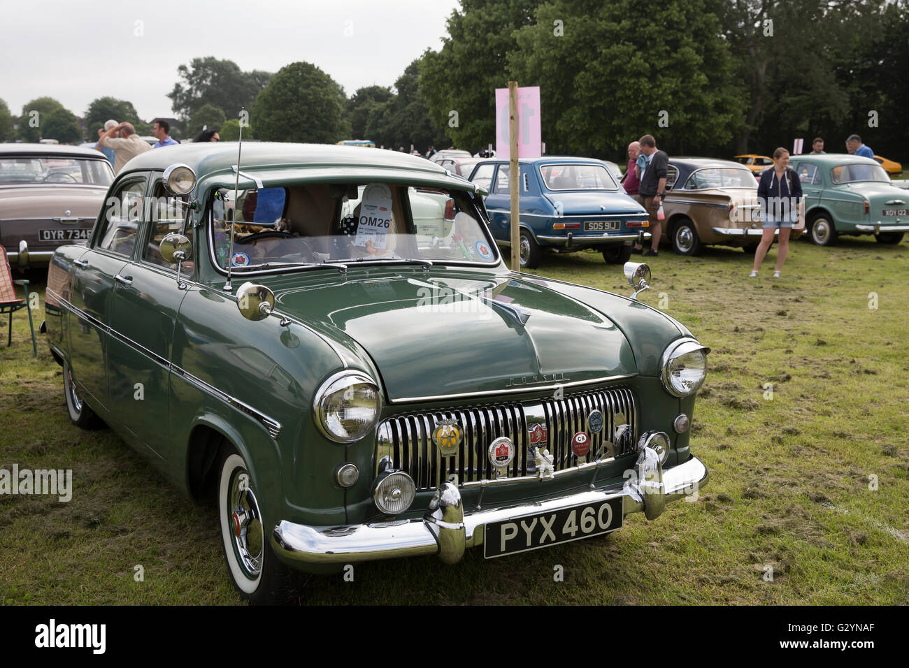 Bromley,UK,5th June 2016,A Ford Consul on display at the Bromley ...