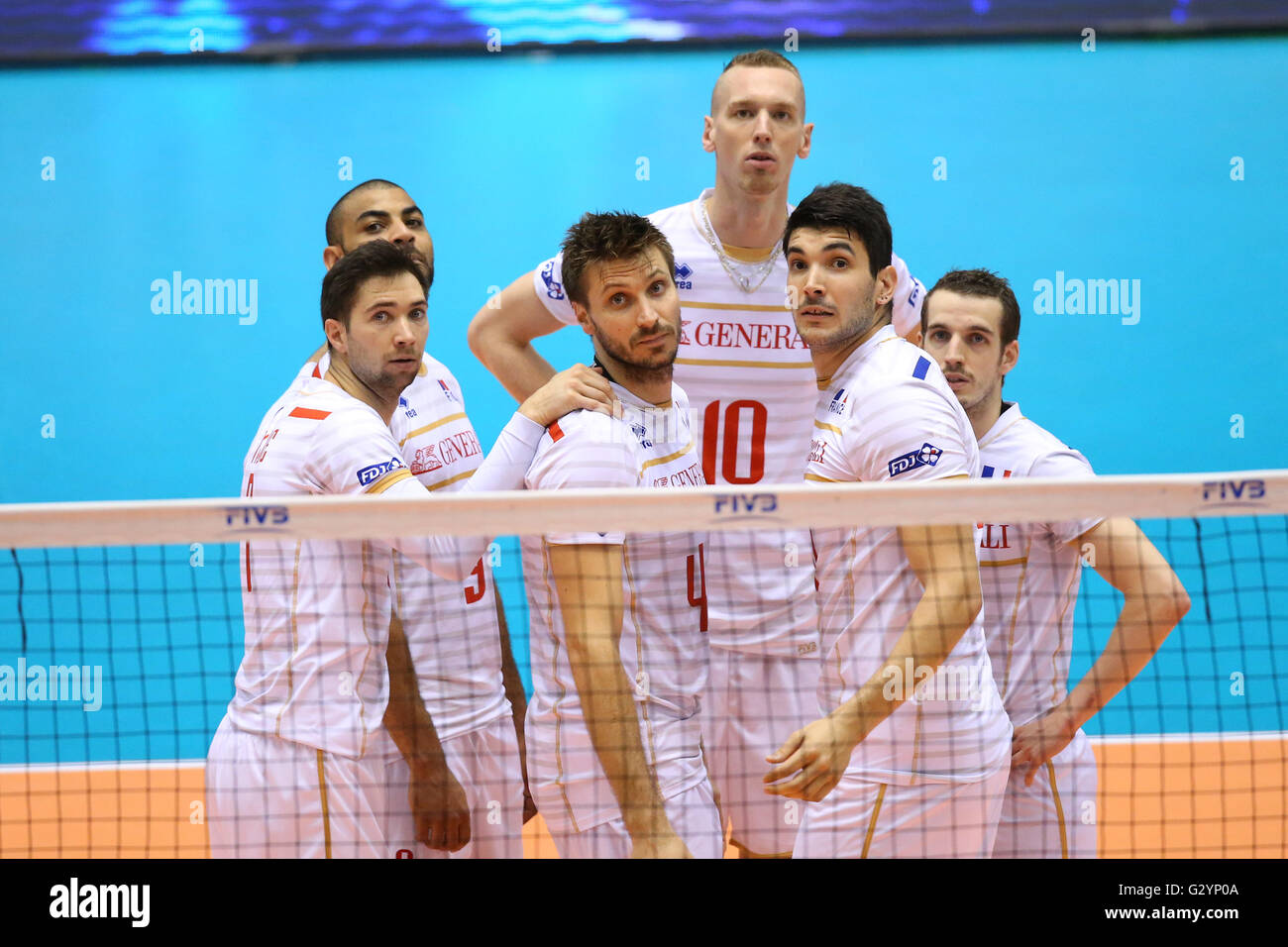 France team group, JUNE 4, 2016 - Volleyball : Men's Volleyball World ...