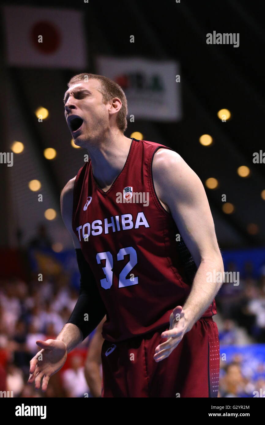 nd Yoyogi Gymnasium, Tokyo, Japan. 4th June, 2016. Brian Butch (Brave ...