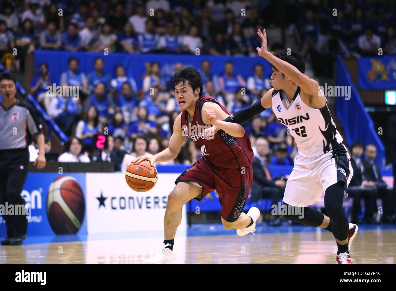 nd Yoyogi Gymnasium, Tokyo, Japan. 4th June, 2016. Yuma Fujii (Brave ...
