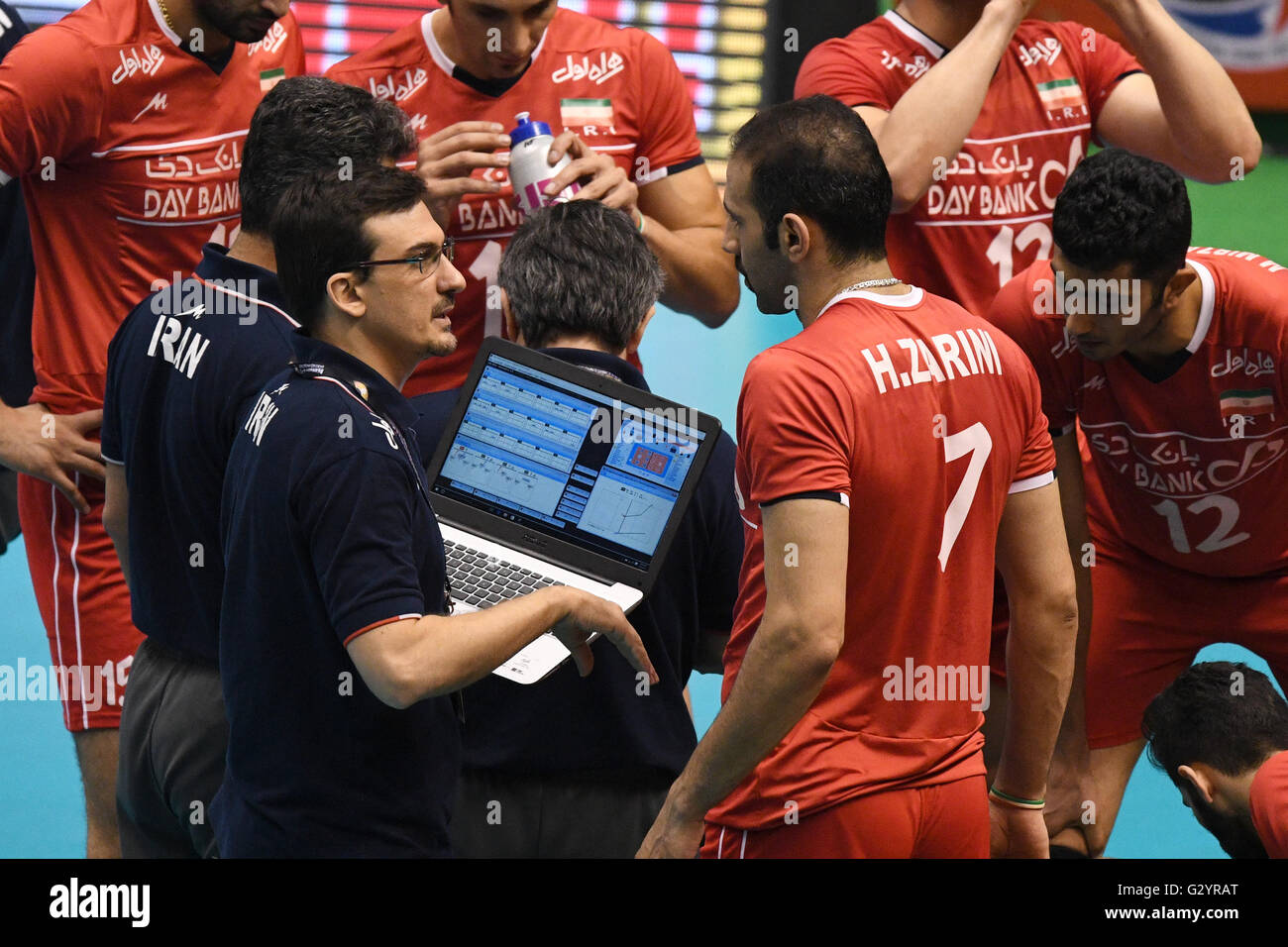 Iran team group (IRI), JUNE 5, 2016 - Volleyball : Men's Volleyball ...