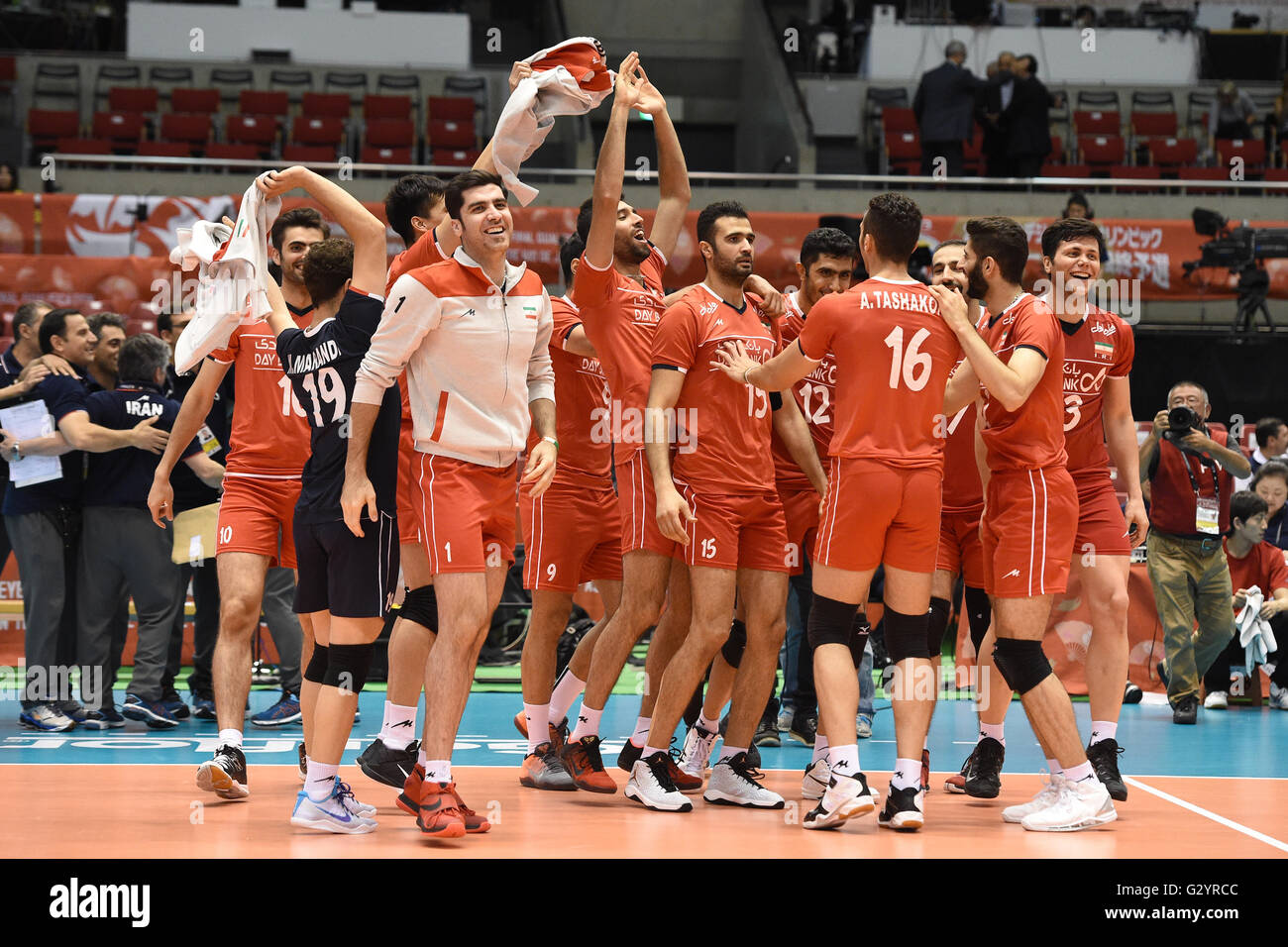 Iran team group (IRI), JUNE 5, 2016 - Volleyball : Men's Volleyball ...