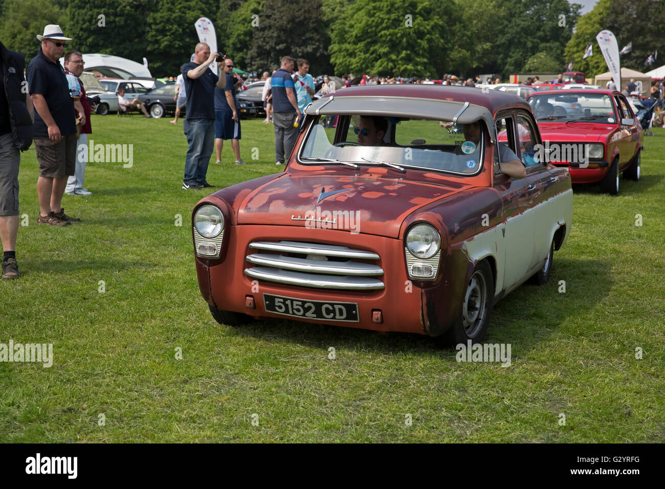 Ford Prefect on display at the Classic Car show 2016 in Norman Park ...