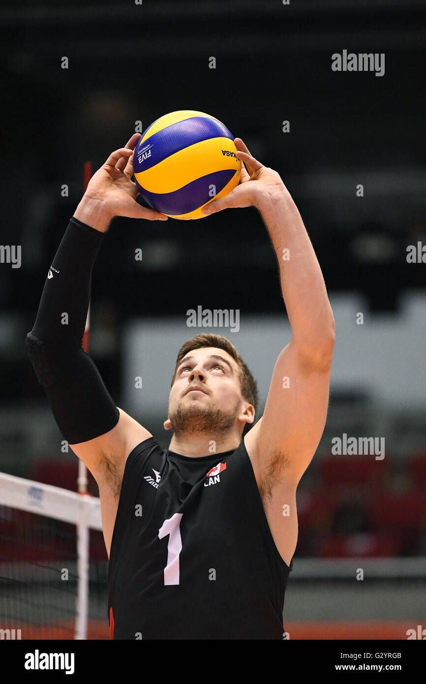 Tyler Sanders (CAN), JUNE 5, 2016 - Volleyball : Men's Volleyball World ...