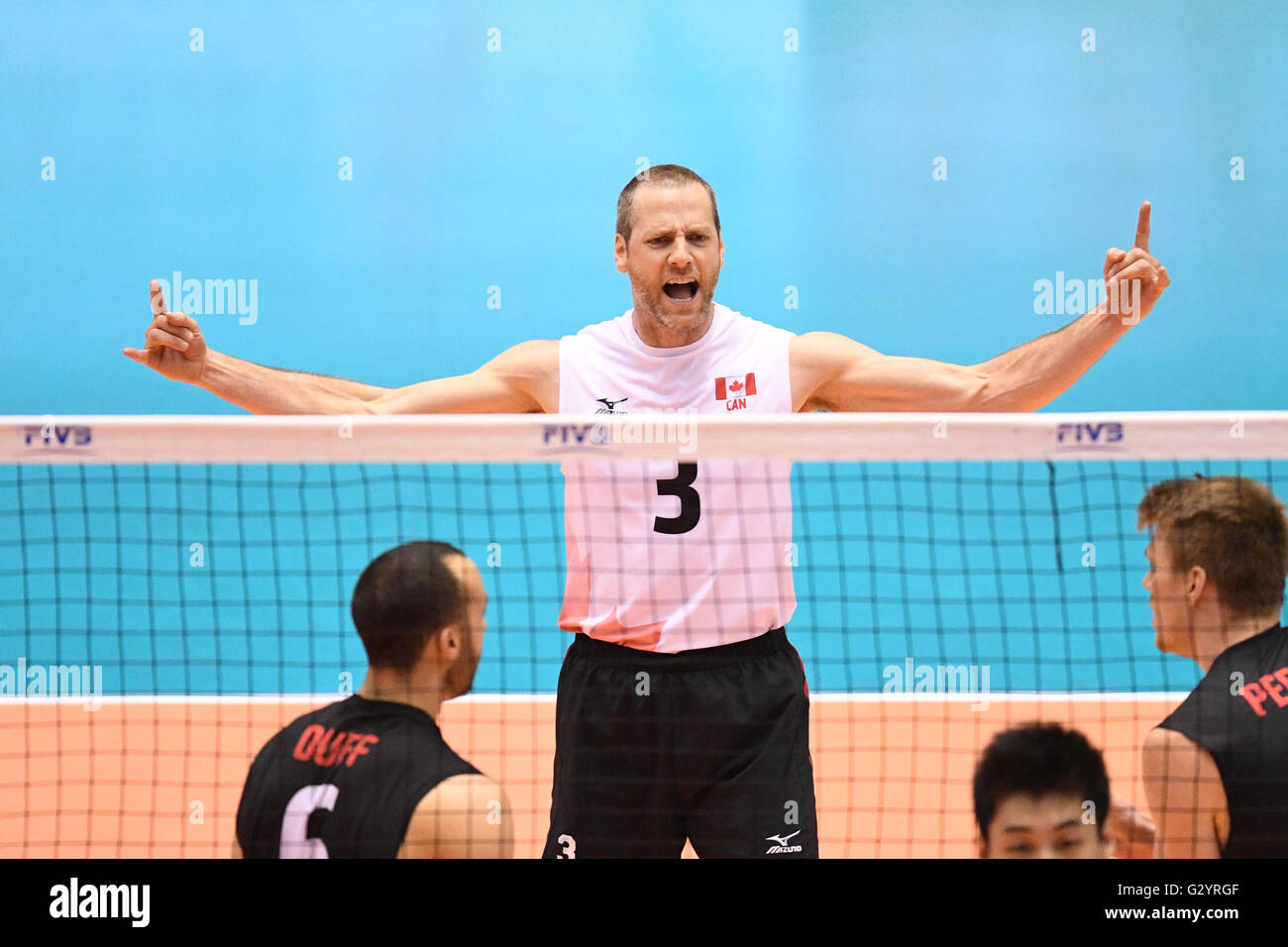 Daniel Lewis (CAN), JUNE 5, 2016 - Volleyball : Men's Volleyball World ...