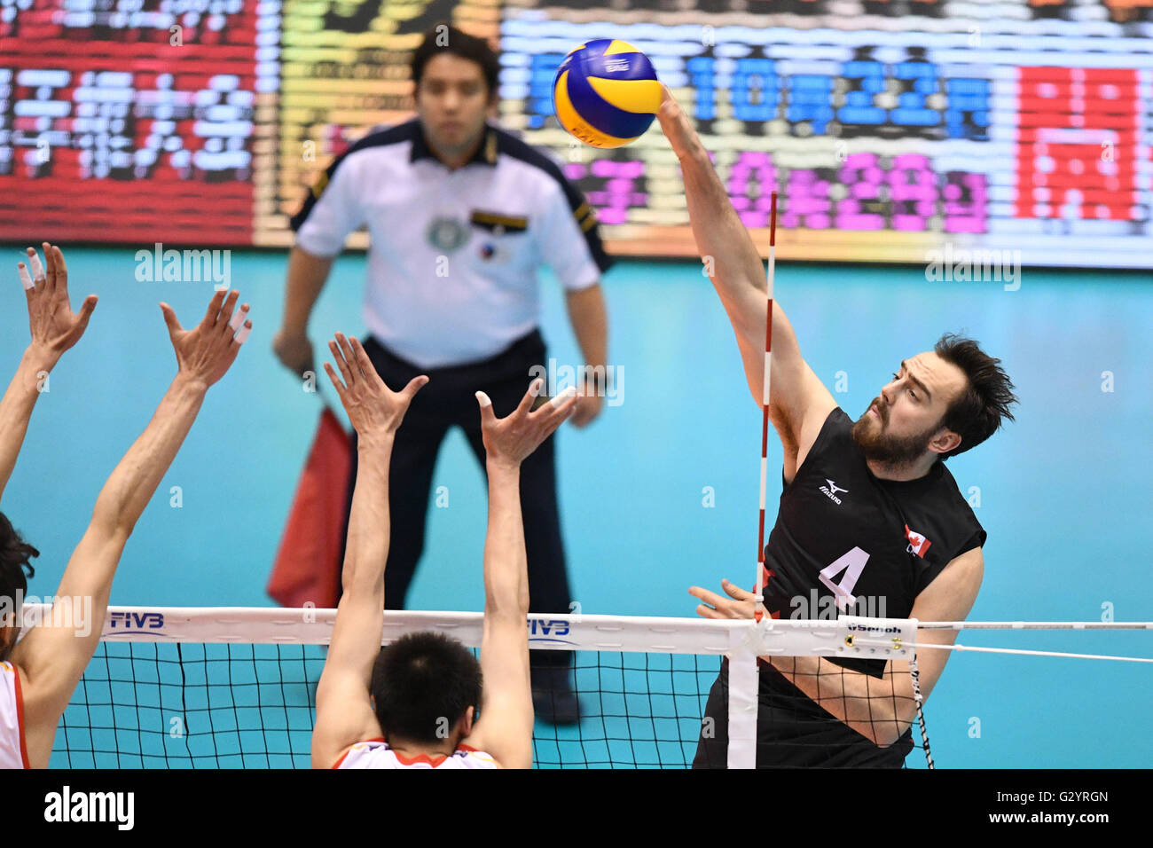 Nicholas Hoag (CAN), JUNE 5, 2016 - Volleyball : Men's Volleyball World ...