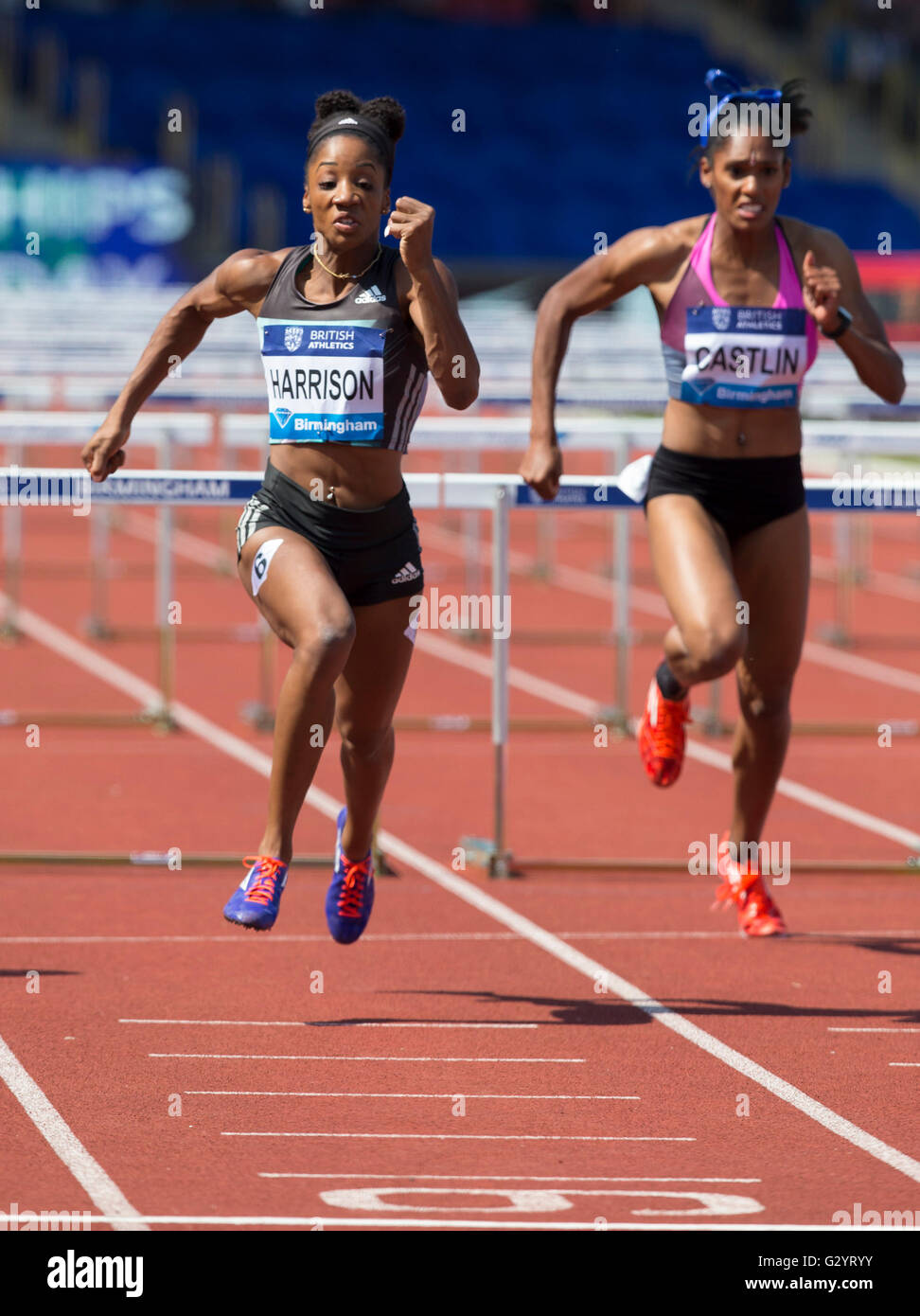 Alexander Stadium, Birmingham, UK. 05th June, 2016. IAAF Diamond League Birmingham. Kendra ...