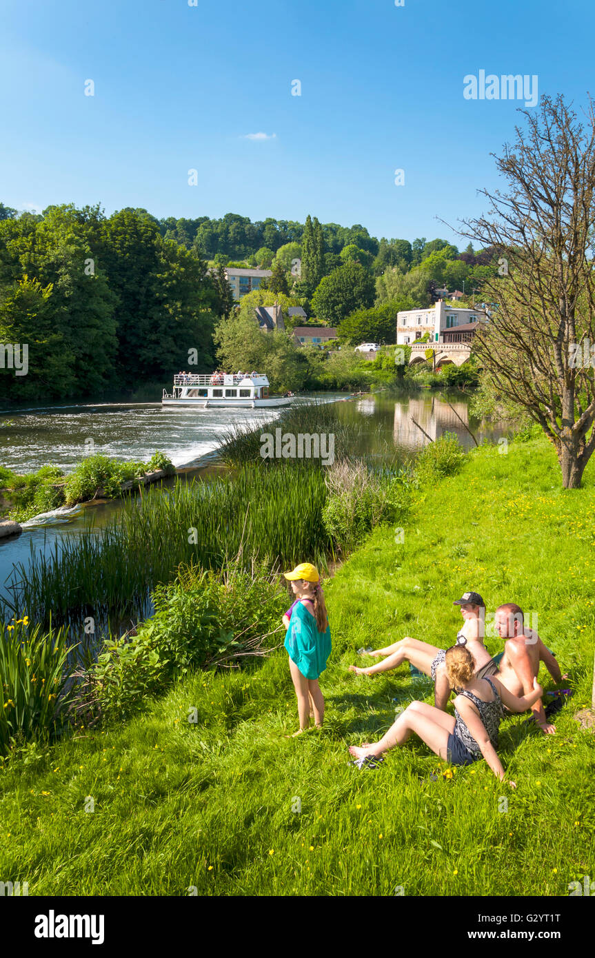 Bathampton Mill, River Avon, Bath, Somerset, UK weather. 5th June 2016 ...
