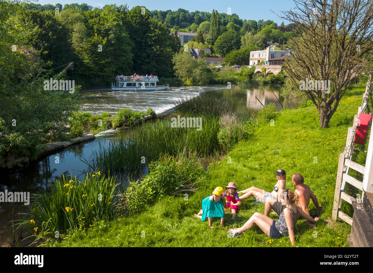 Bathampton Mill, River Avon, Bath, Somerset, UK weather. 5th June 2016 ...