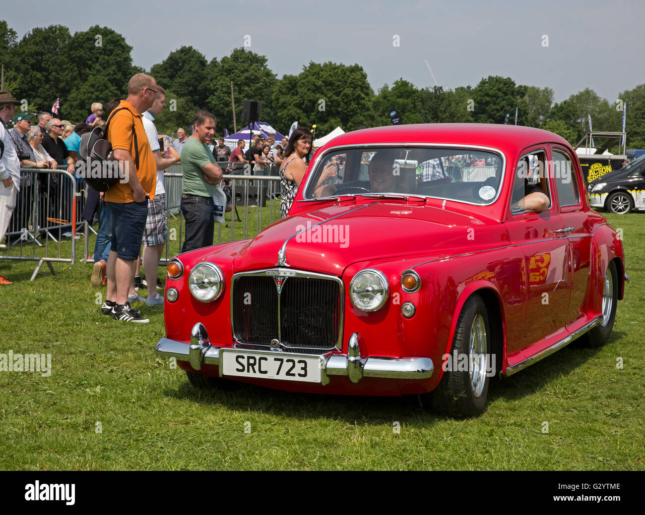 Red Rover 5.7L on display at the Classic Car show 2016 in Norman Park ...