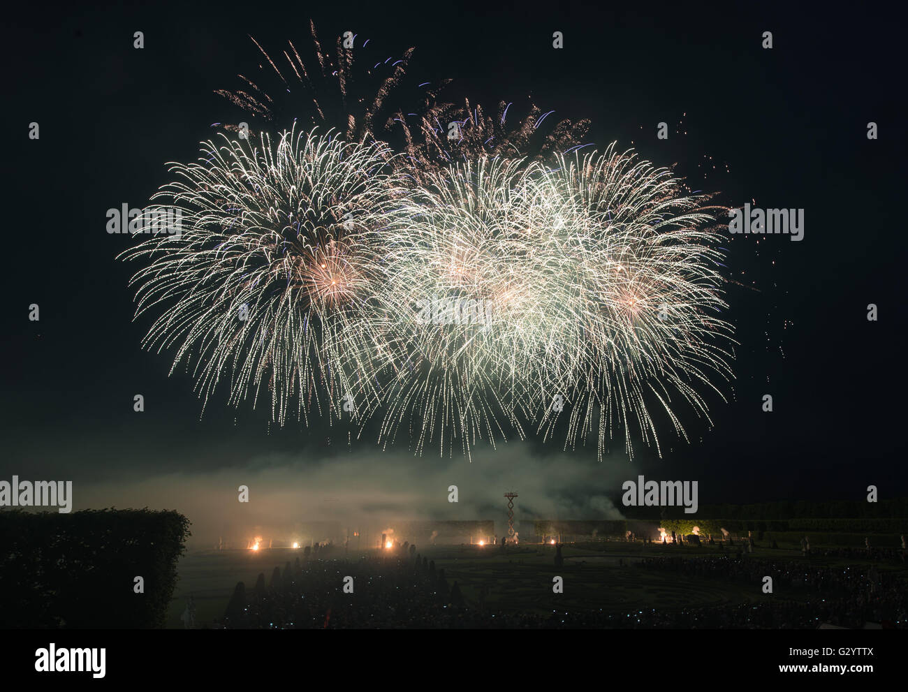 Germany hannover international fireworks competition hi-res stock ...