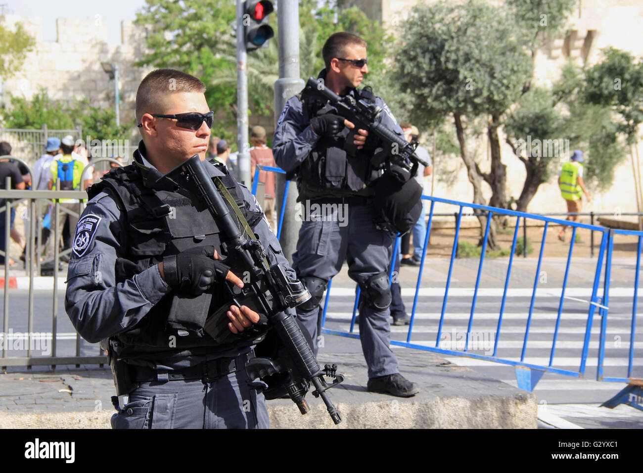 Jerusalem, Jerusalem, Palestinian Territory. 5th June, 2016. Israeli ...