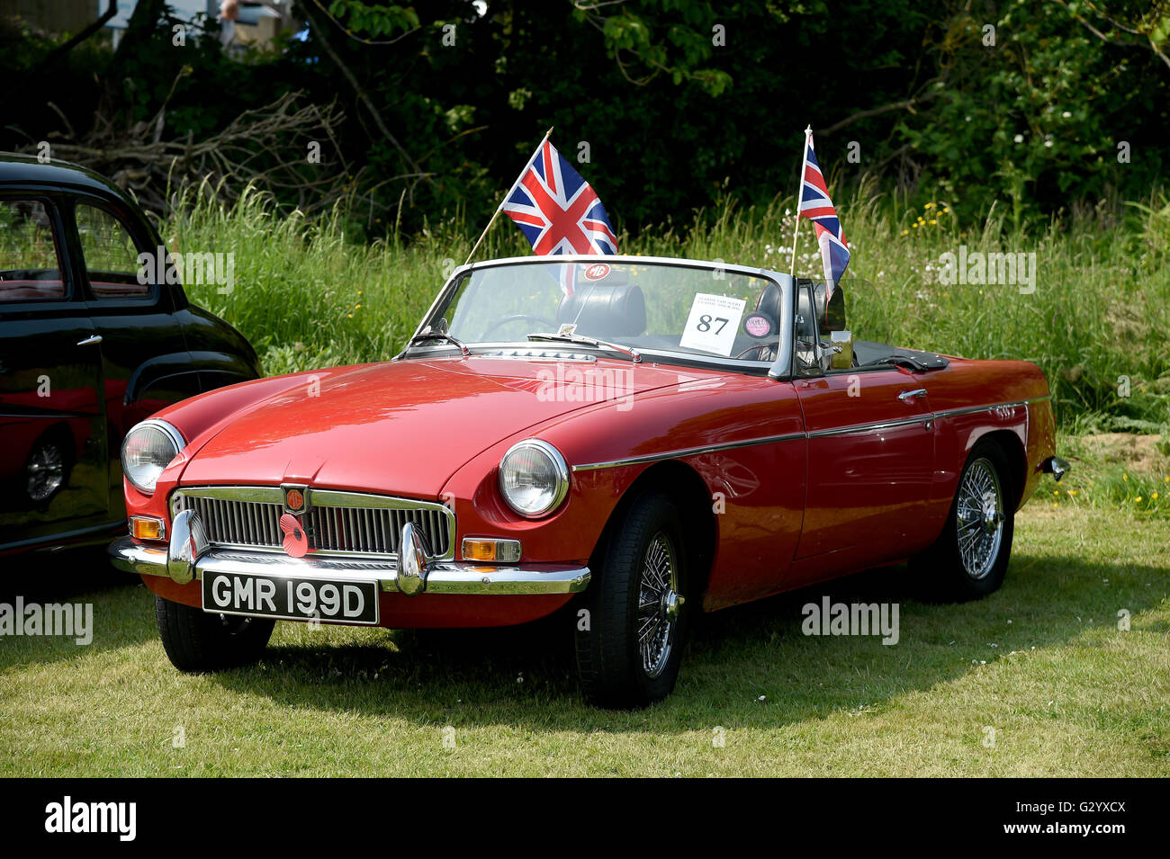MG classic car. The Hardy Country Classic Car Tour Stock Photo - Alamy