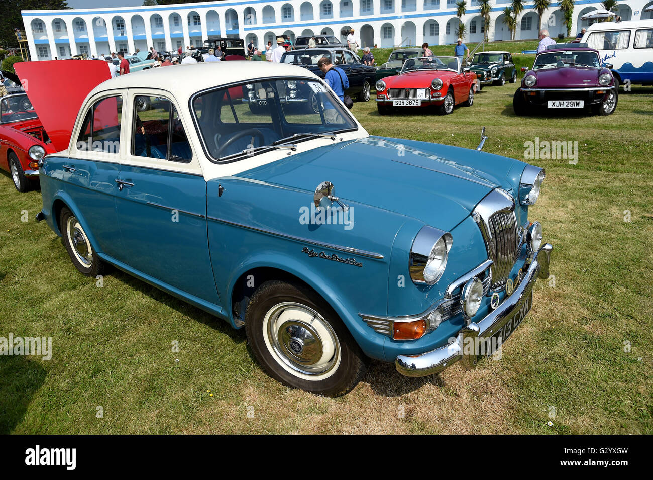 Riley One Point Five. The Hardy Country Classic Car Tour Stock Photo ...