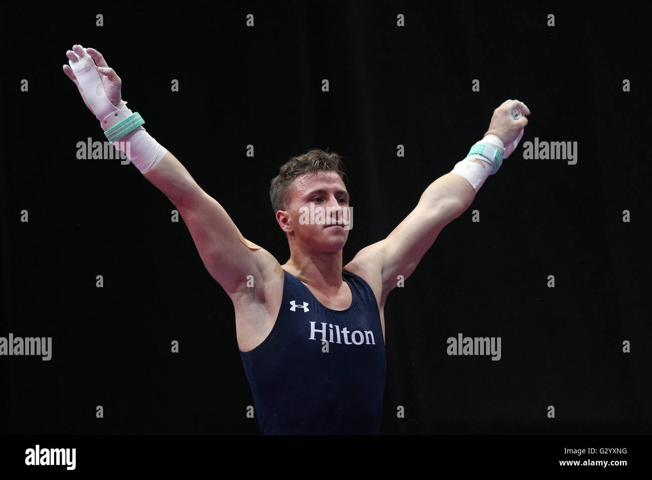 Hartford, Connecticut, USA. 05th June, 2016. Gymnast Eddie Penev (Team ...
