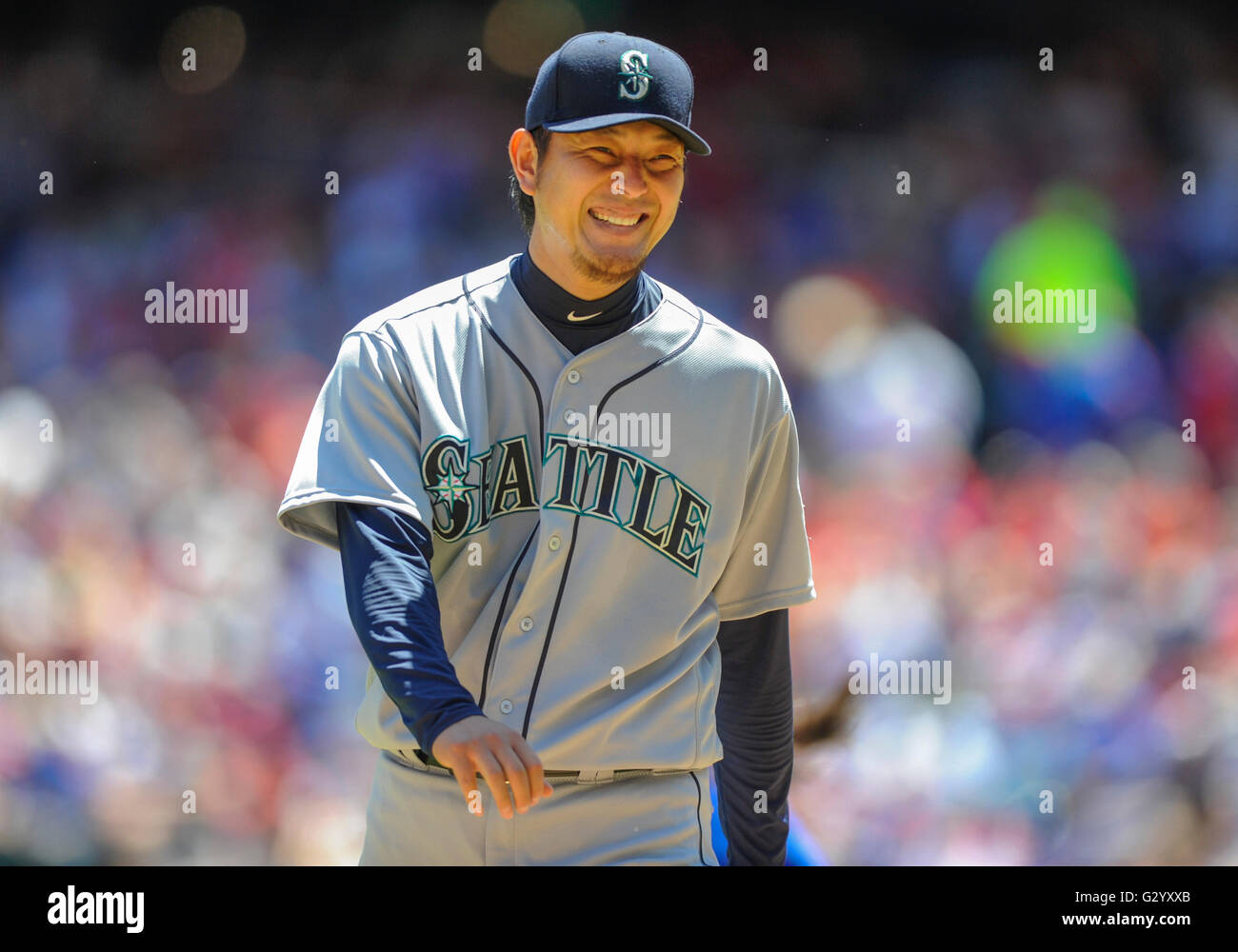 Arlington Texas Usa 05th June 2016 Seattle Mariners Starting