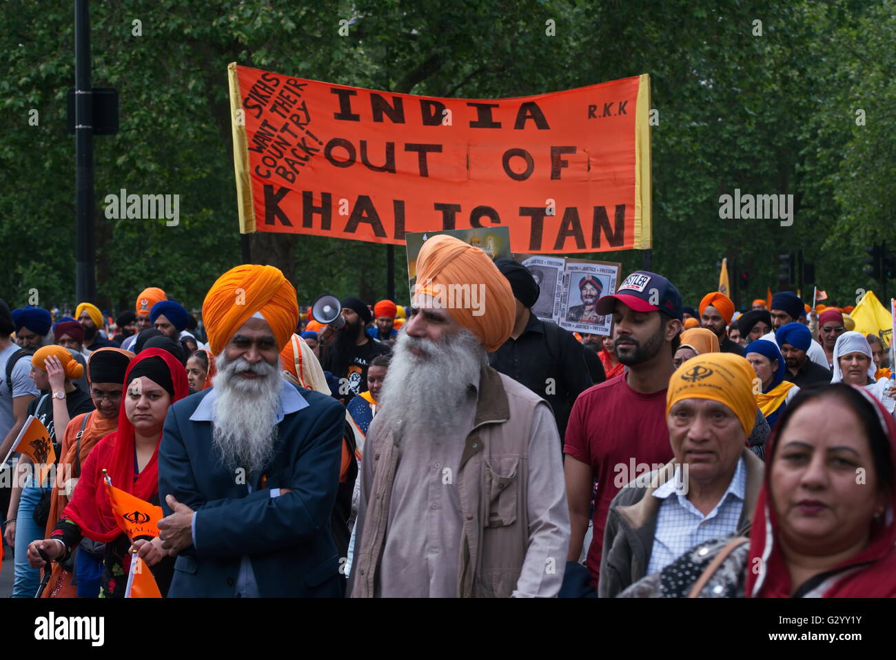 London,England,UK : 5th June 2016 : Thousands from the Sikhs community ...