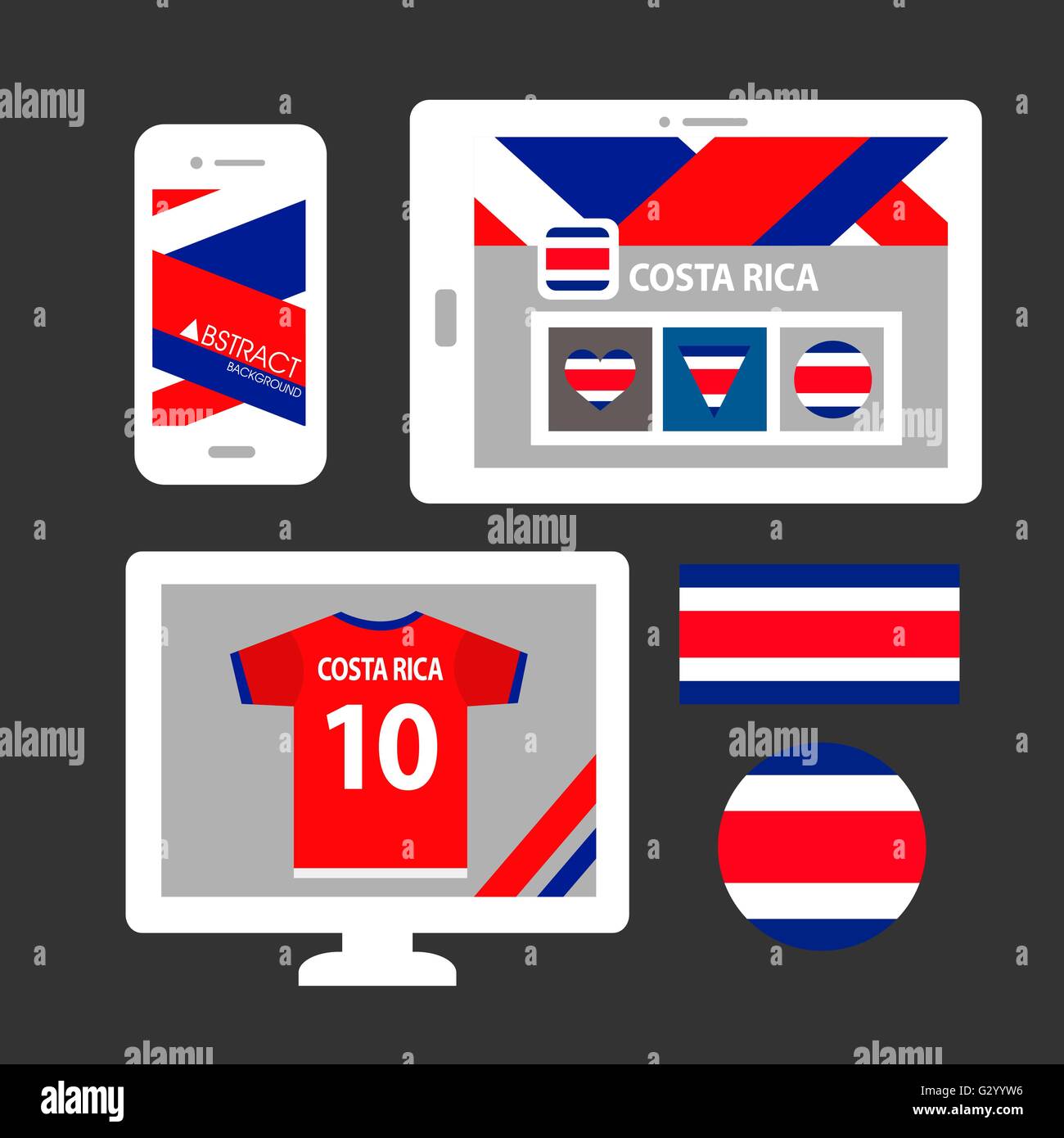 Costa rican emblem hi-res stock photography and images - Alamy