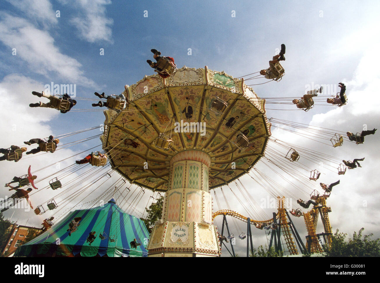 Flying carousel hi-res stock photography and images - Alamy