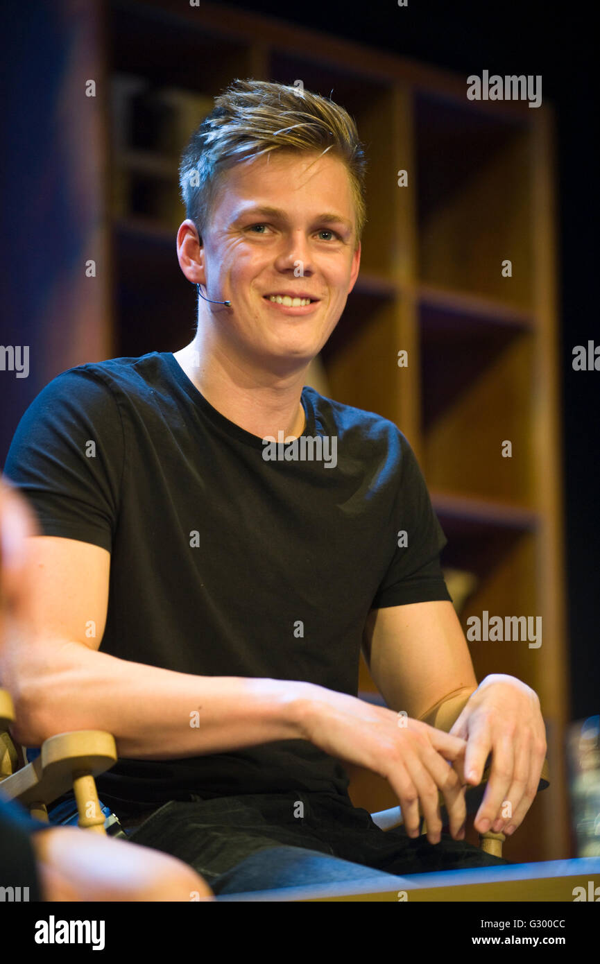 Caspar Lee YouTube sensation & internet Vblogger speaking on stage at ...