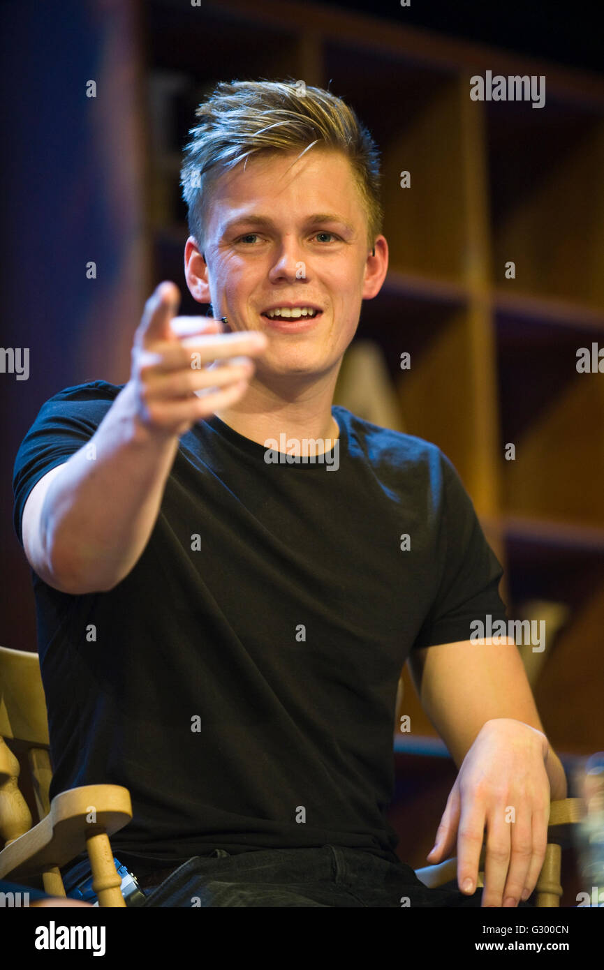 Caspar Lee YouTube sensation & internet Vblogger speaking on stage at ...