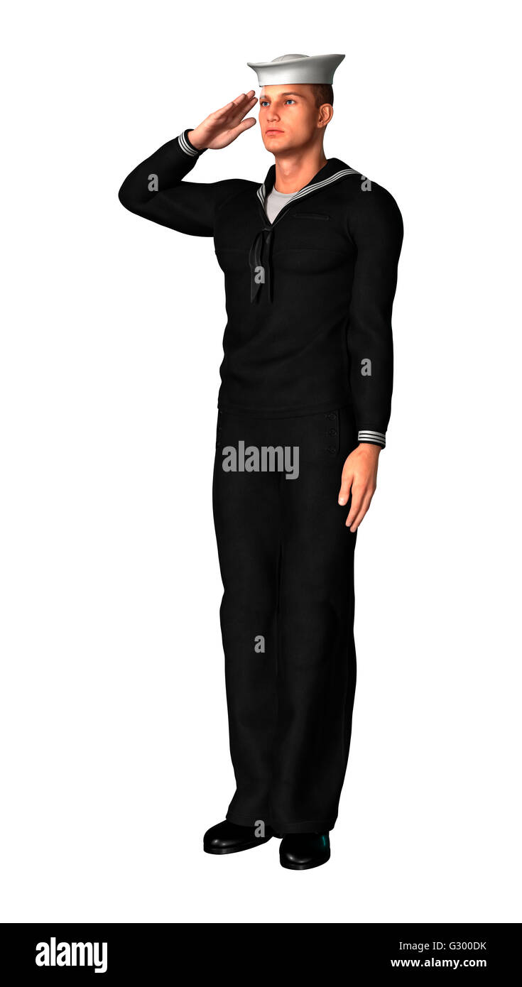 Sailor uniform seaman Cut Out Stock Images & Pictures - Alamy