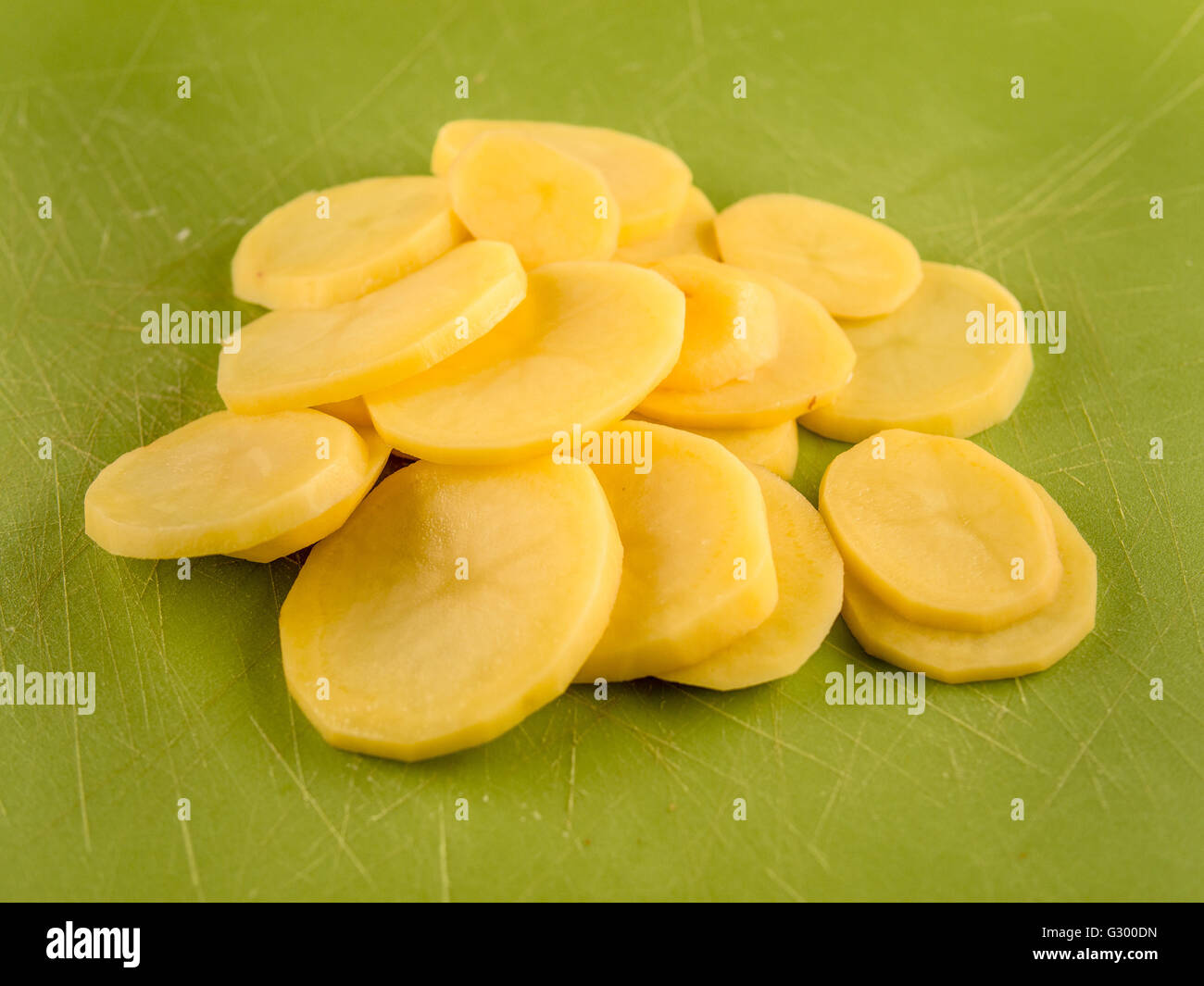 Raw potato sliced hi-res stock photography and images - Alamy