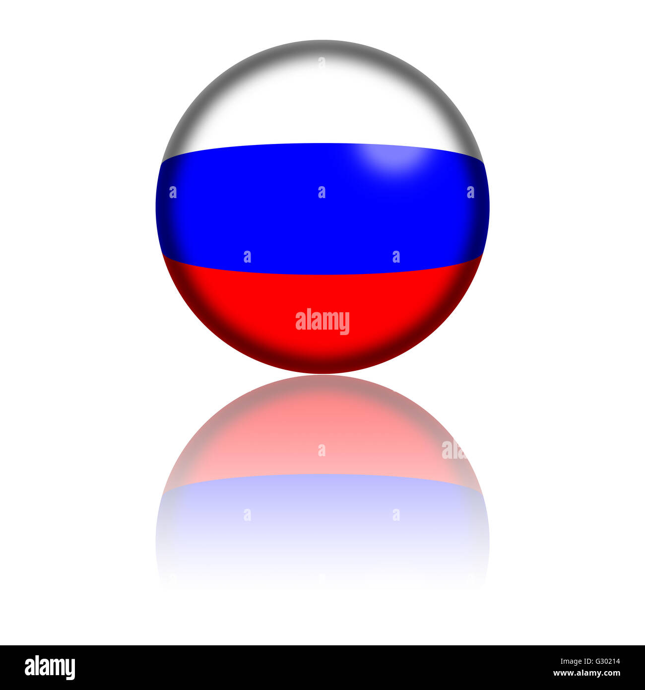 Russia flag circle Cut Out Stock Images & Pictures - Alamy