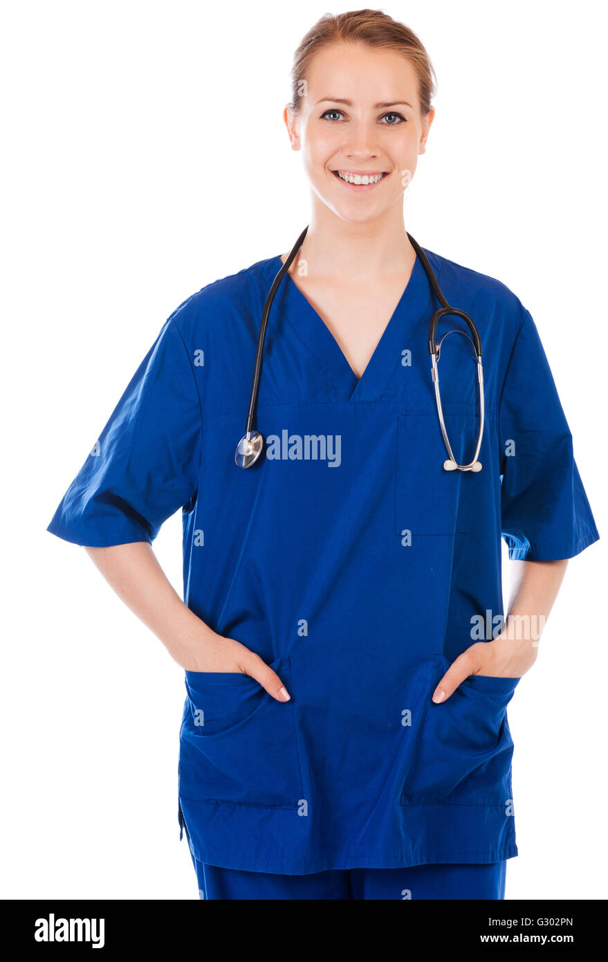 Staff nurse full body hi-res stock photography and images - Alamy