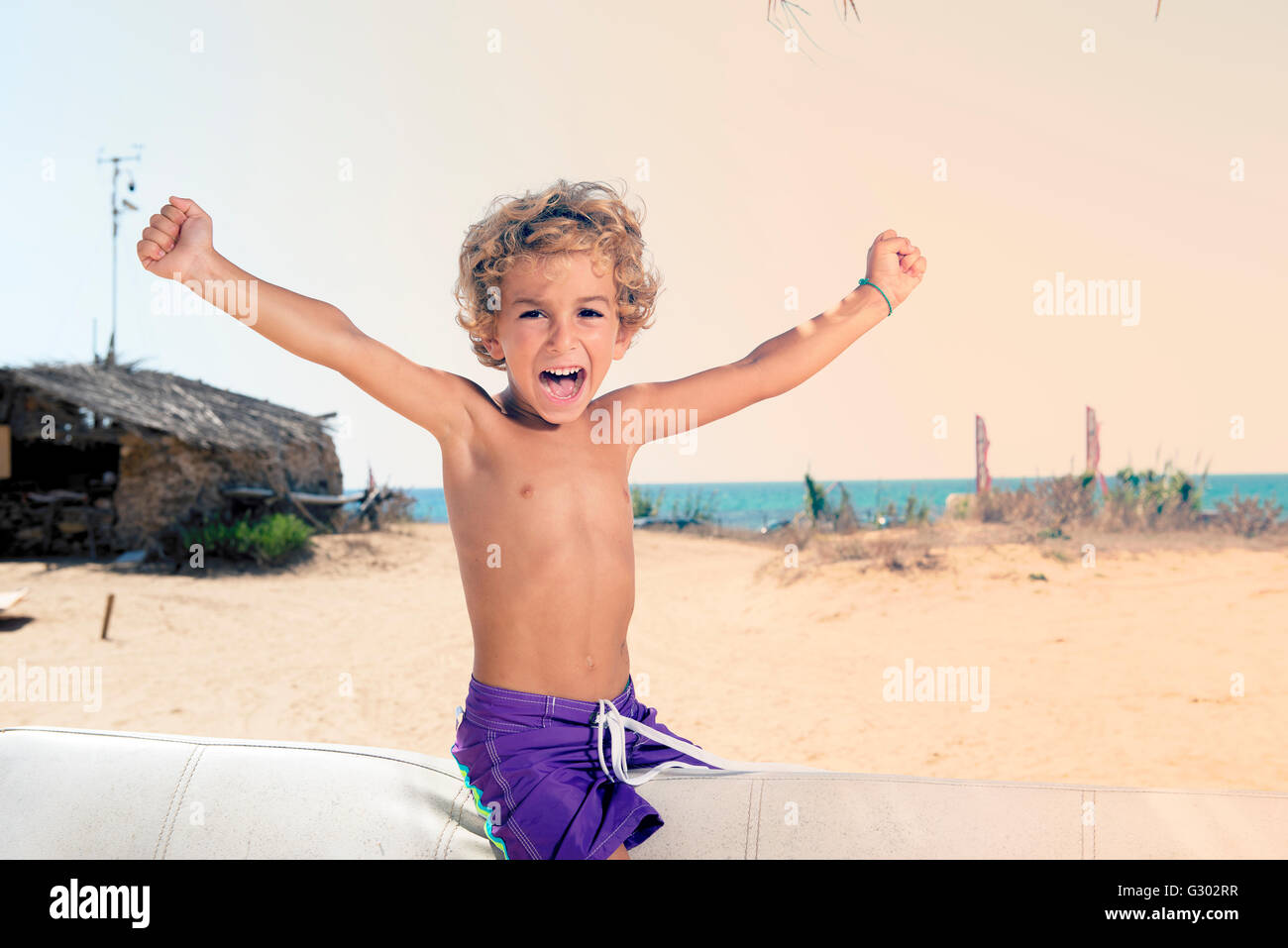 Happy scream hi-res stock photography and images - Alamy