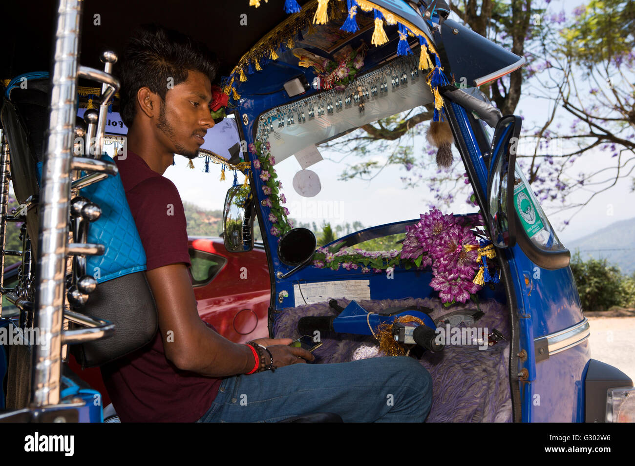 Decorated auto rickshaw tuk tuk hi-res stock photography and images - Alamy