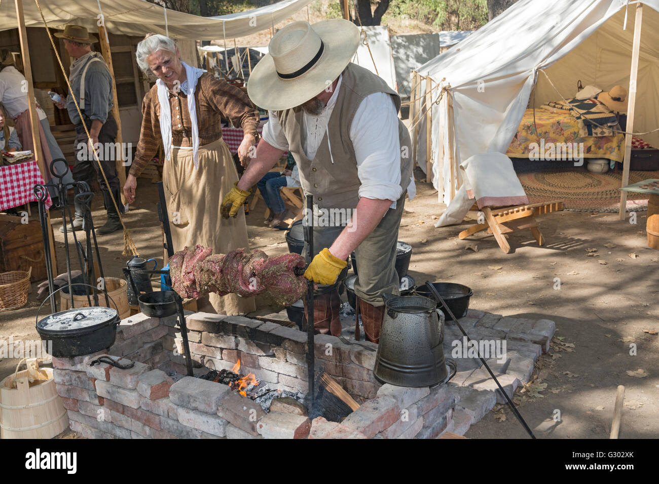 Gold rush living history hi-res stock photography and images - Alamy