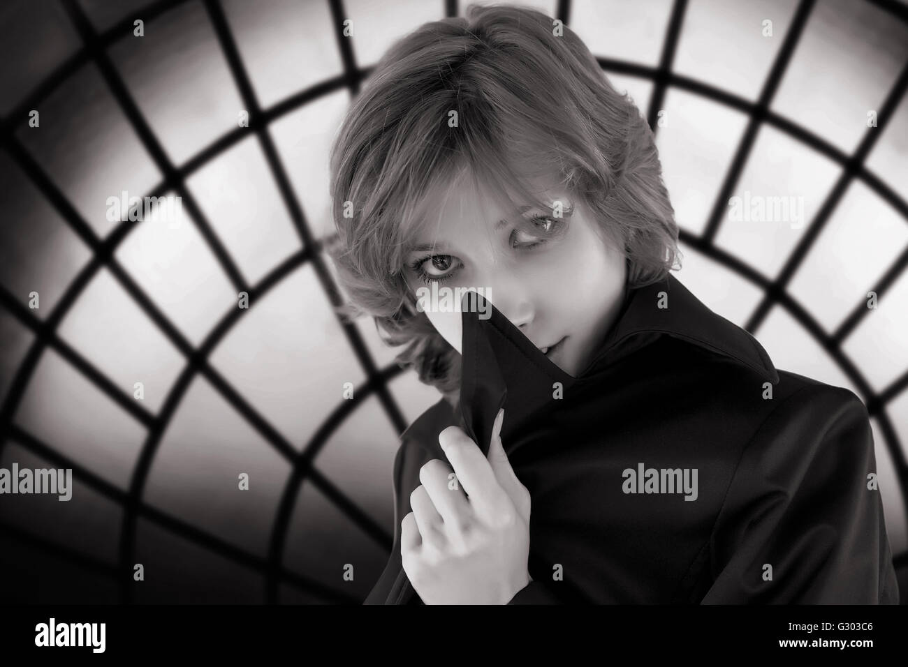 Defiant woman coat hi-res stock photography and images - Alamy