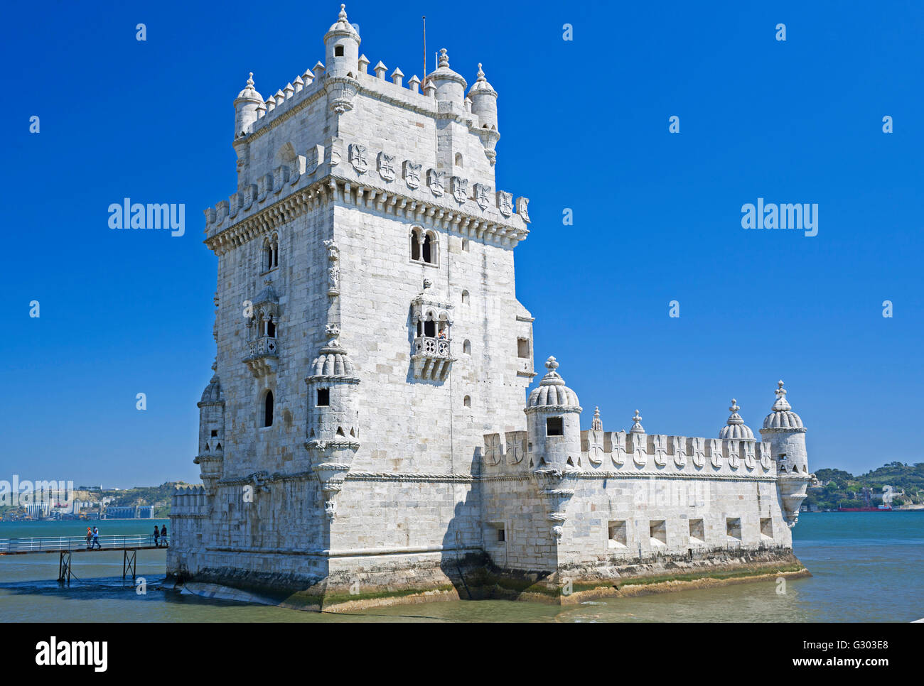 Belem Tower, Torre de Belém, Belem, Lisbon, Portugal Stock Photo - Alamy