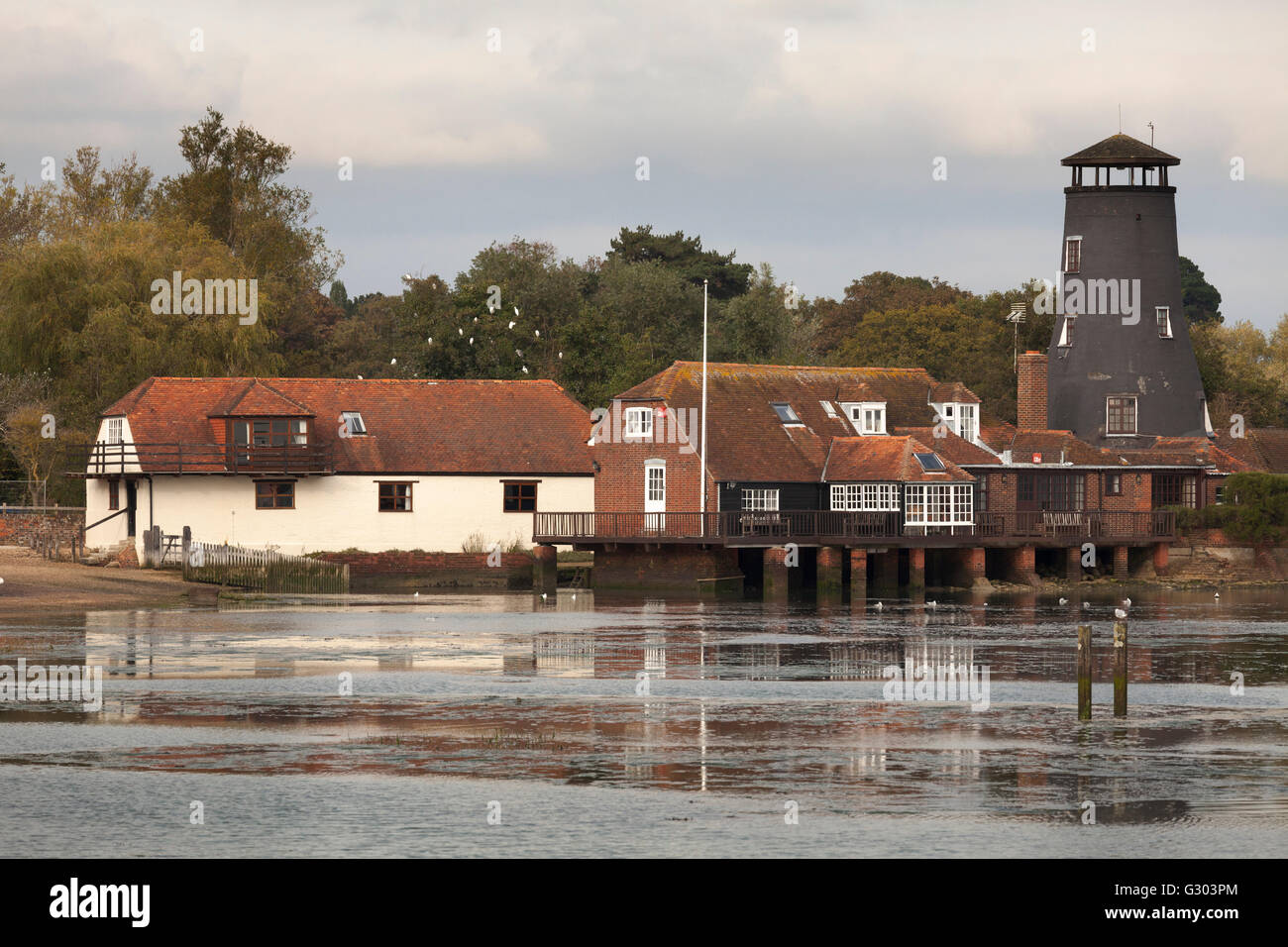 Langstone Mill between Havant and Hayling Island, England, United ...