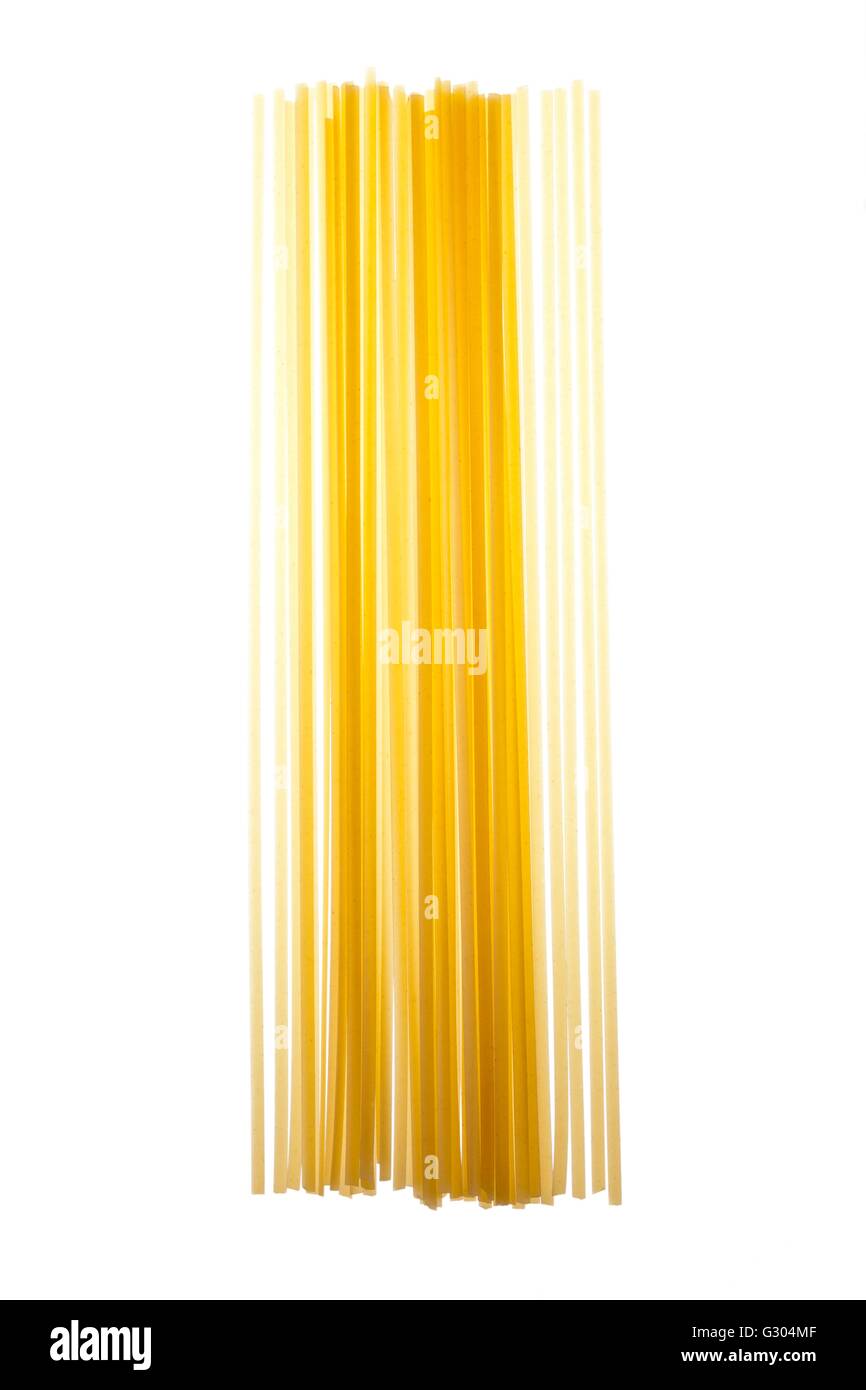 Dried pasta against a white background Stock Photo - Alamy