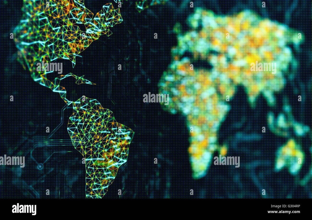 World map, illustration Stock Photo - Alamy