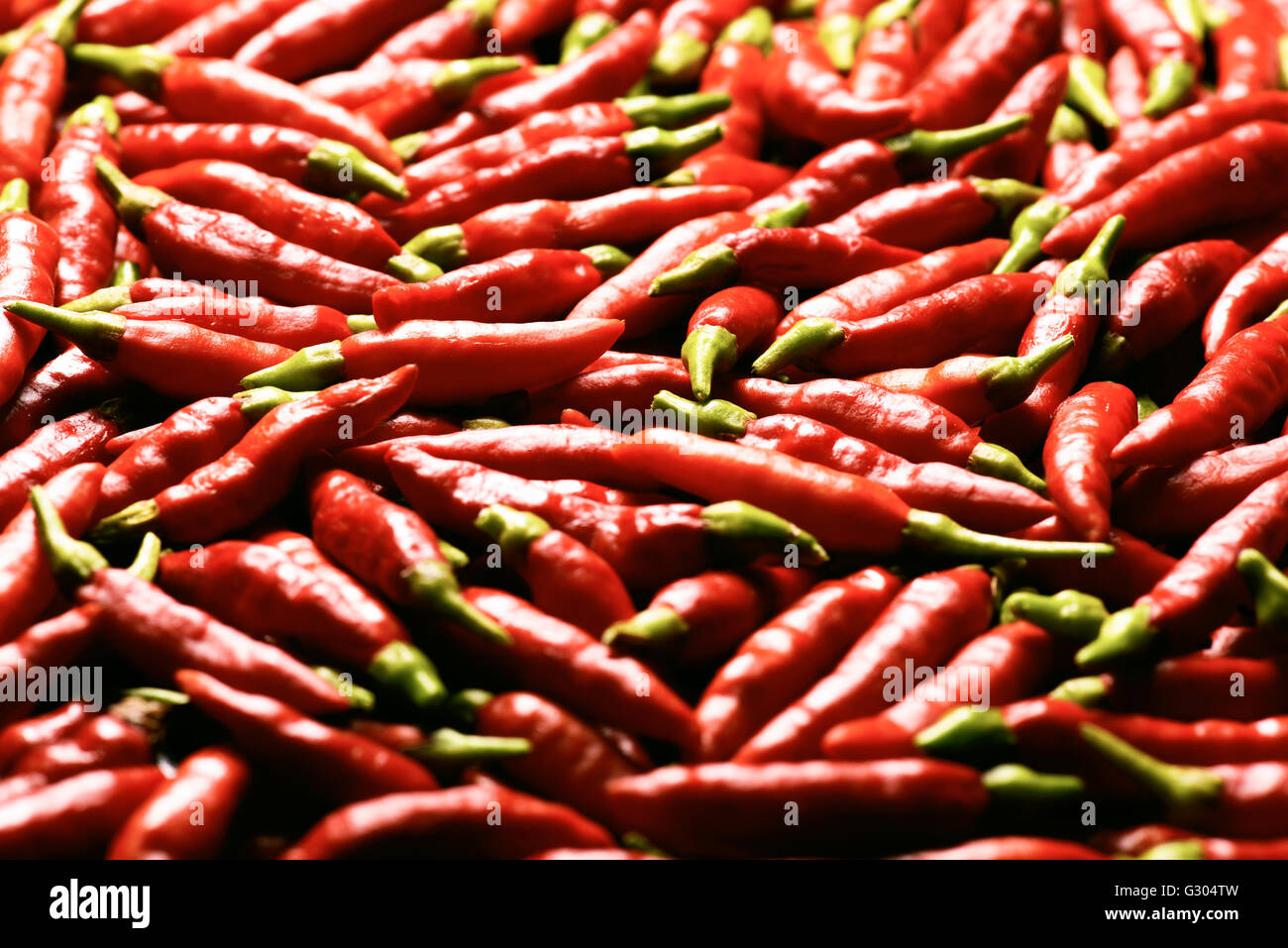 Red chilli peppers Stock Photo - Alamy