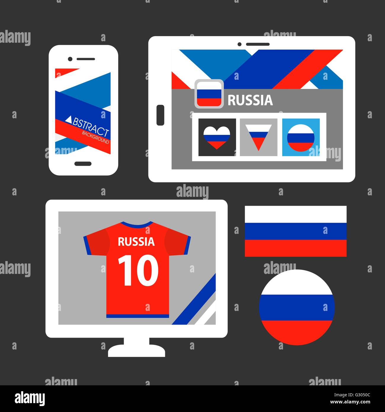 Russian modern art Stock Vector Images - Alamy