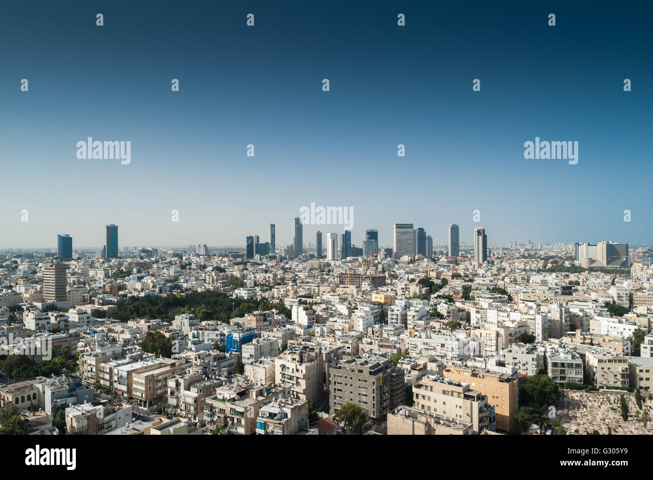 Israel, Tel Aviv, bird's eye view - cityscape Stock Photo - Alamy