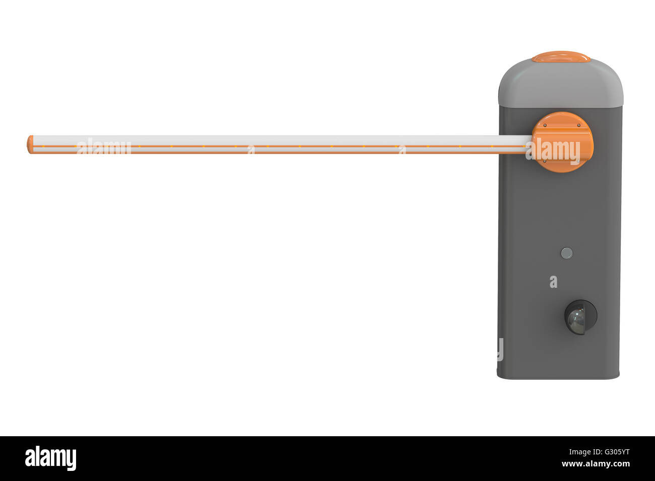 Automatic barrier stop sign hi-res stock photography and images - Alamy