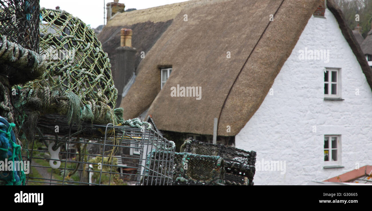 Cornish crab pot hi-res stock photography and images - Alamy