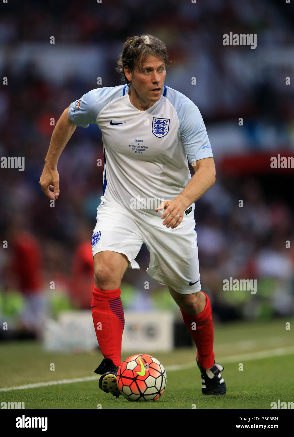 England's John Bishop during Soccer Aid 2016 at Old Trafford ...