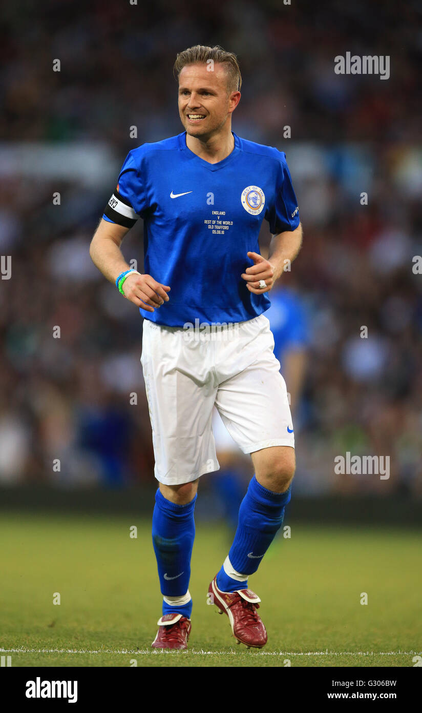 Rest of the World's Nicky Byrne during Soccer Aid 2016 at Old Trafford ...