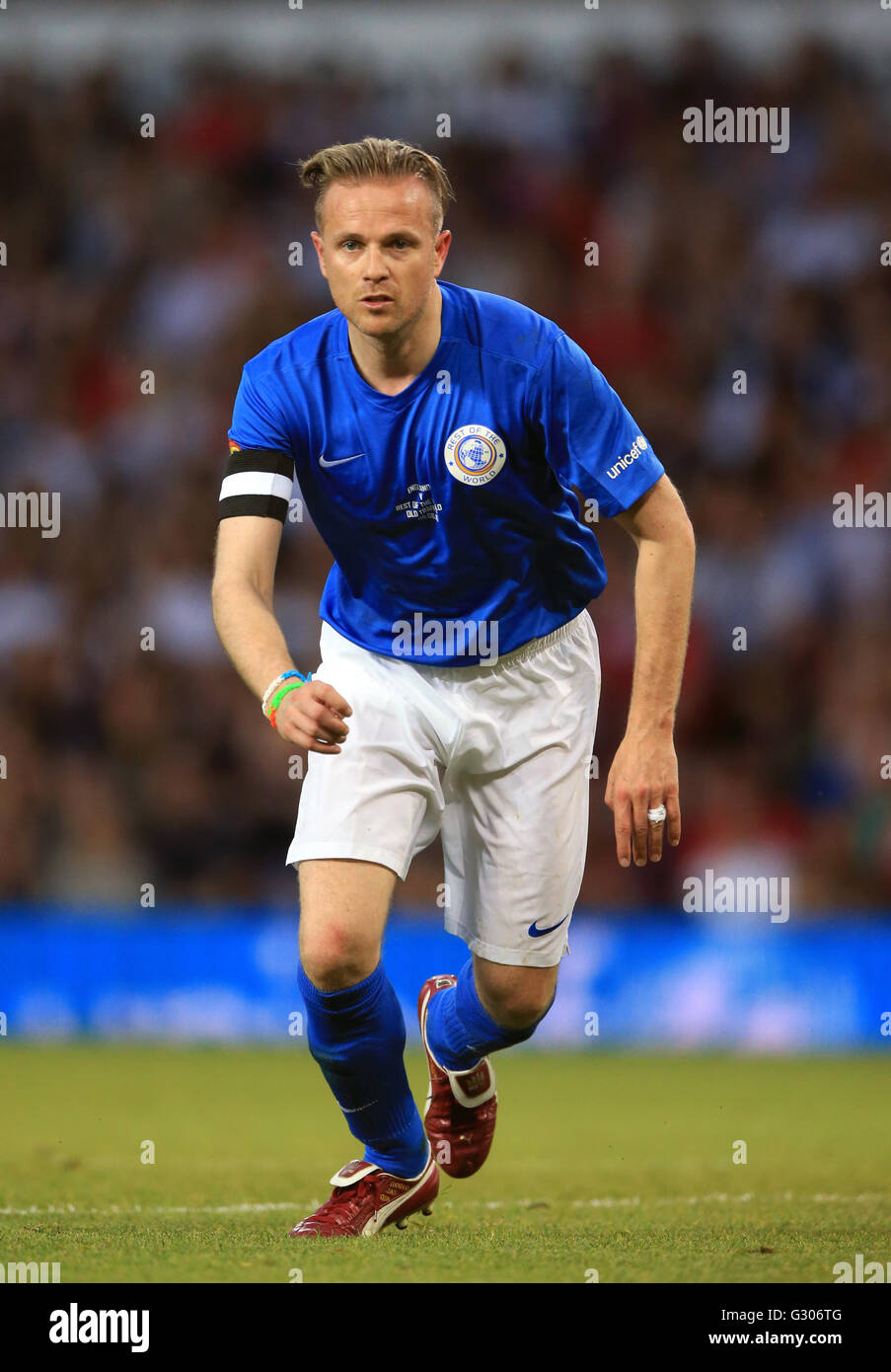Rest of the World's Nicky Byrne during Soccer Aid 2016 at Old Trafford ...