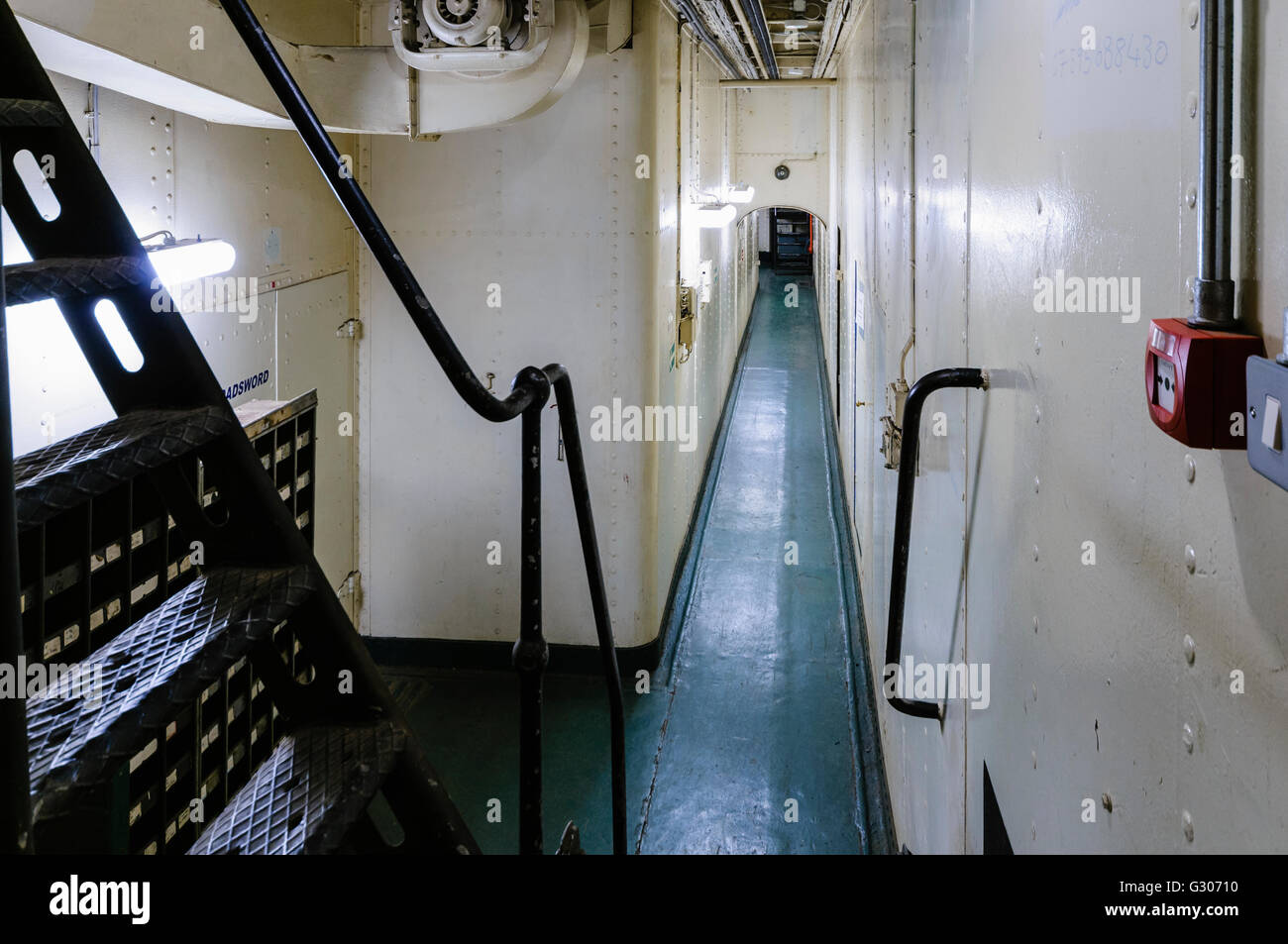 Corridor on a ship hi-res stock photography and images - Alamy