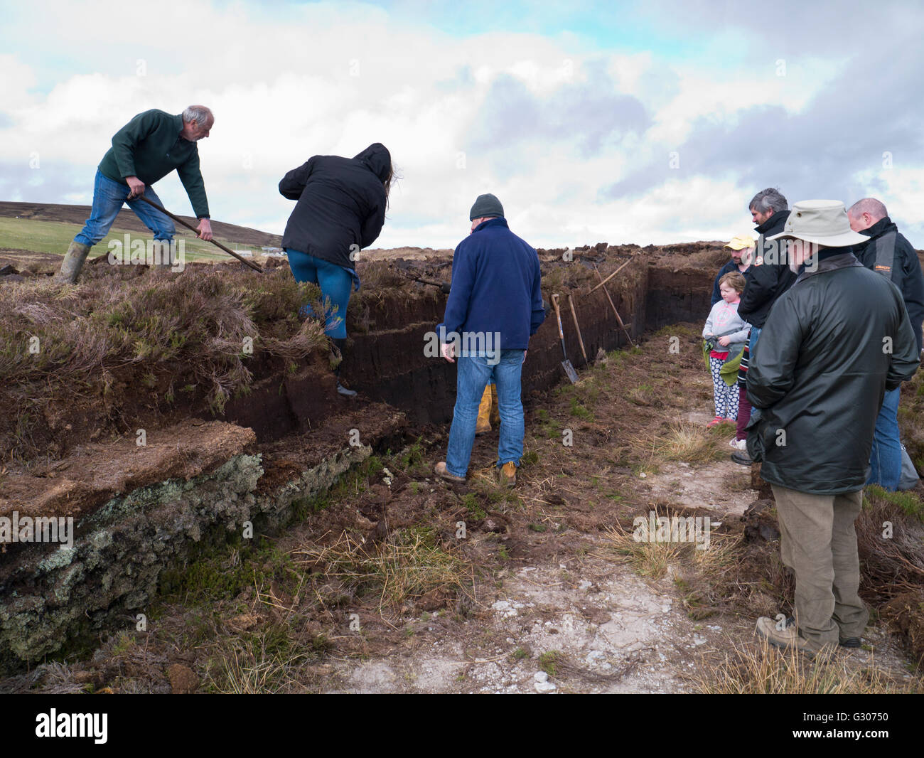 Peat cutting scotland hi-res stock photography and images - Alamy